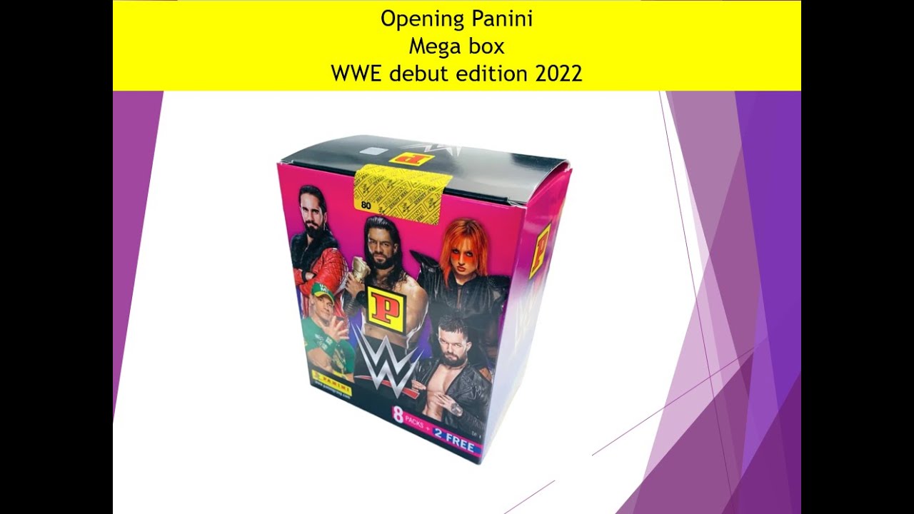 Opening Panini - Mega box - WWE debut edition 2022 - YouTube