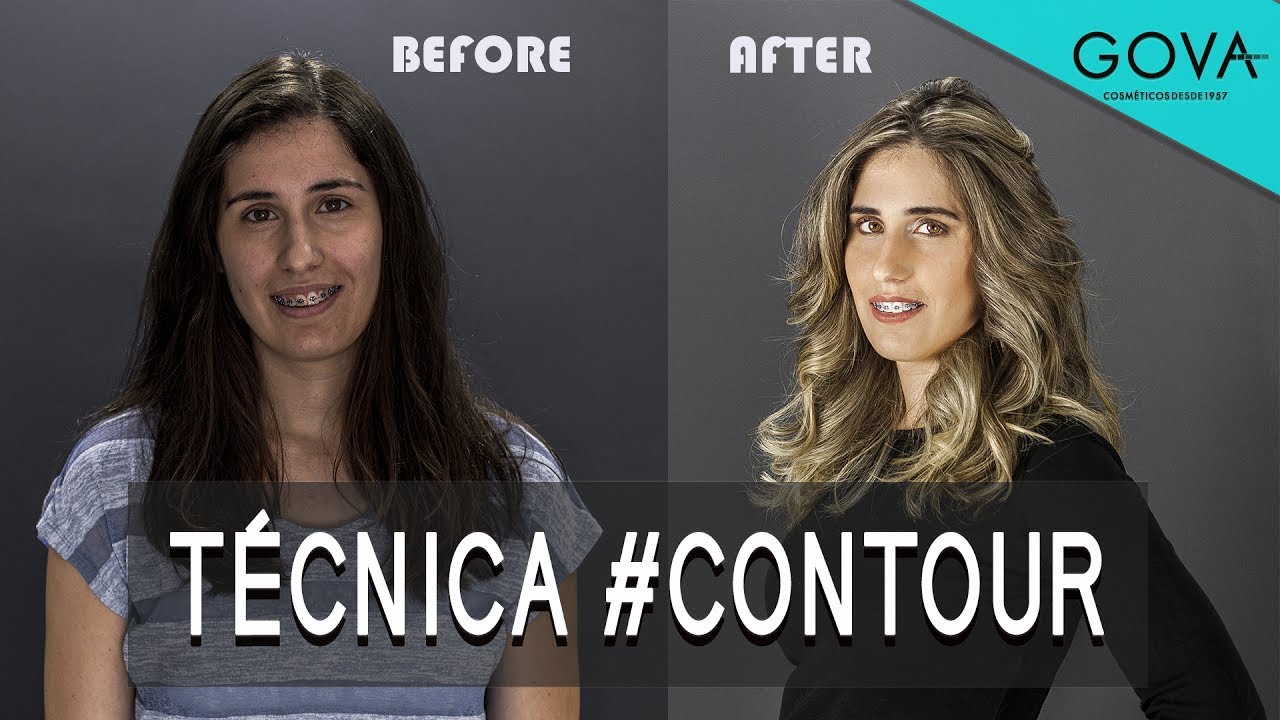 COMO FAZER MECHAS COM A TECNICA #CONTOUR - YouTube