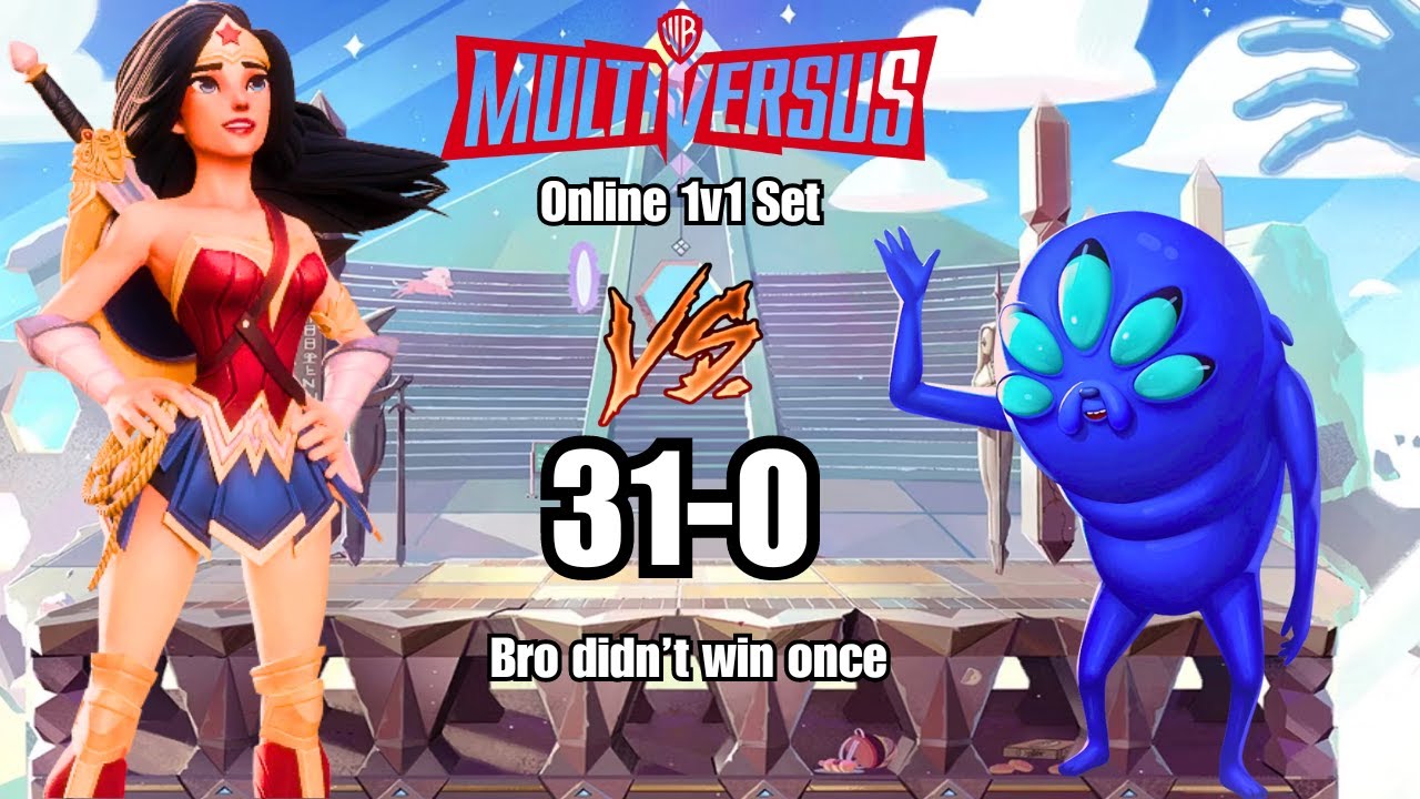 1v1ing a bot online? 31-0 Wonder Woman Vs Jake (MultiVersus) - YouTube