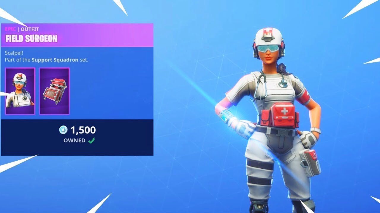 NEW! * FIELD SURGEON SKIN MEDIC SKINS!! | Fortnite ITEM SHOP ...