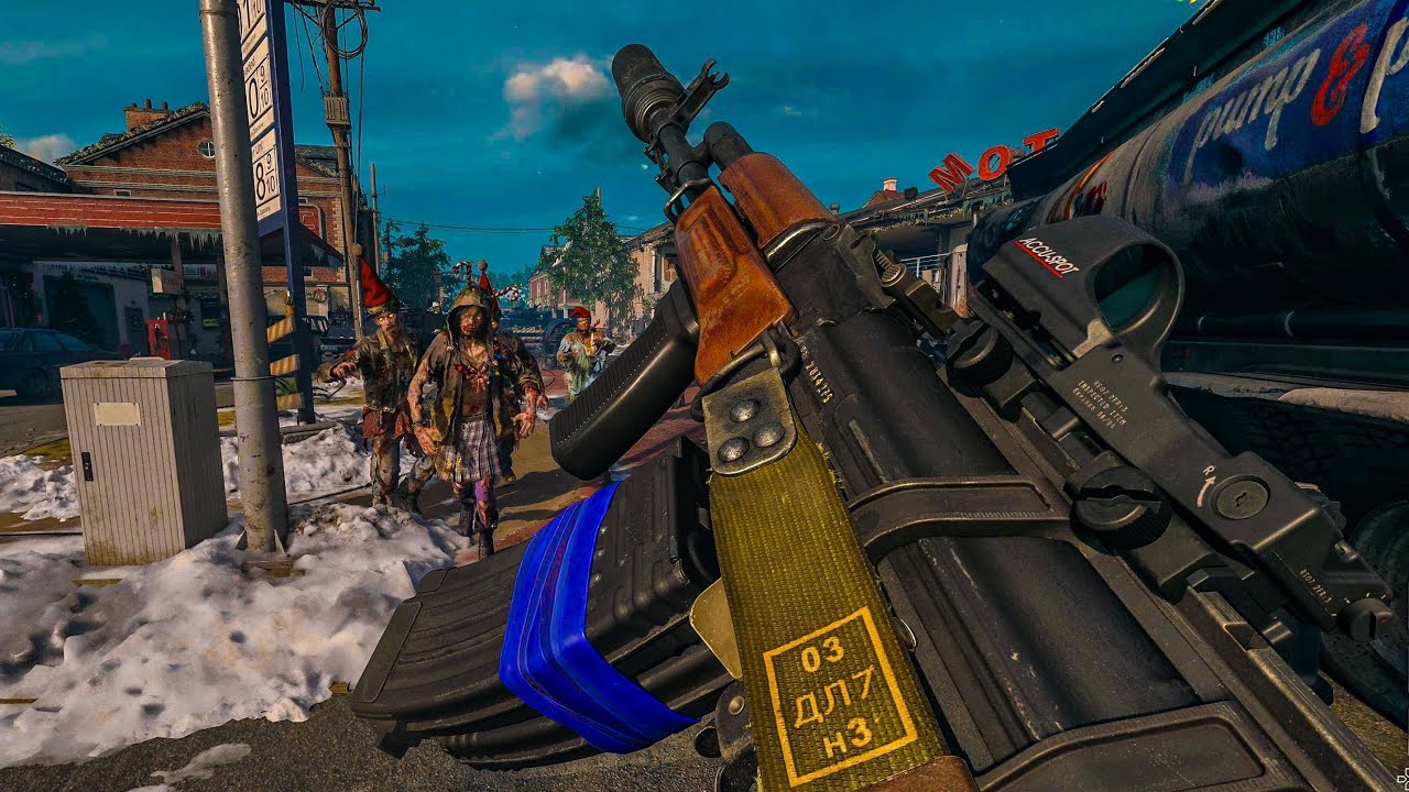 BLACK OPS 6 ZOMBIES LIBERTY FALLS CHRISTMAS GAMEPLAY! (NO COMMENTARY ...