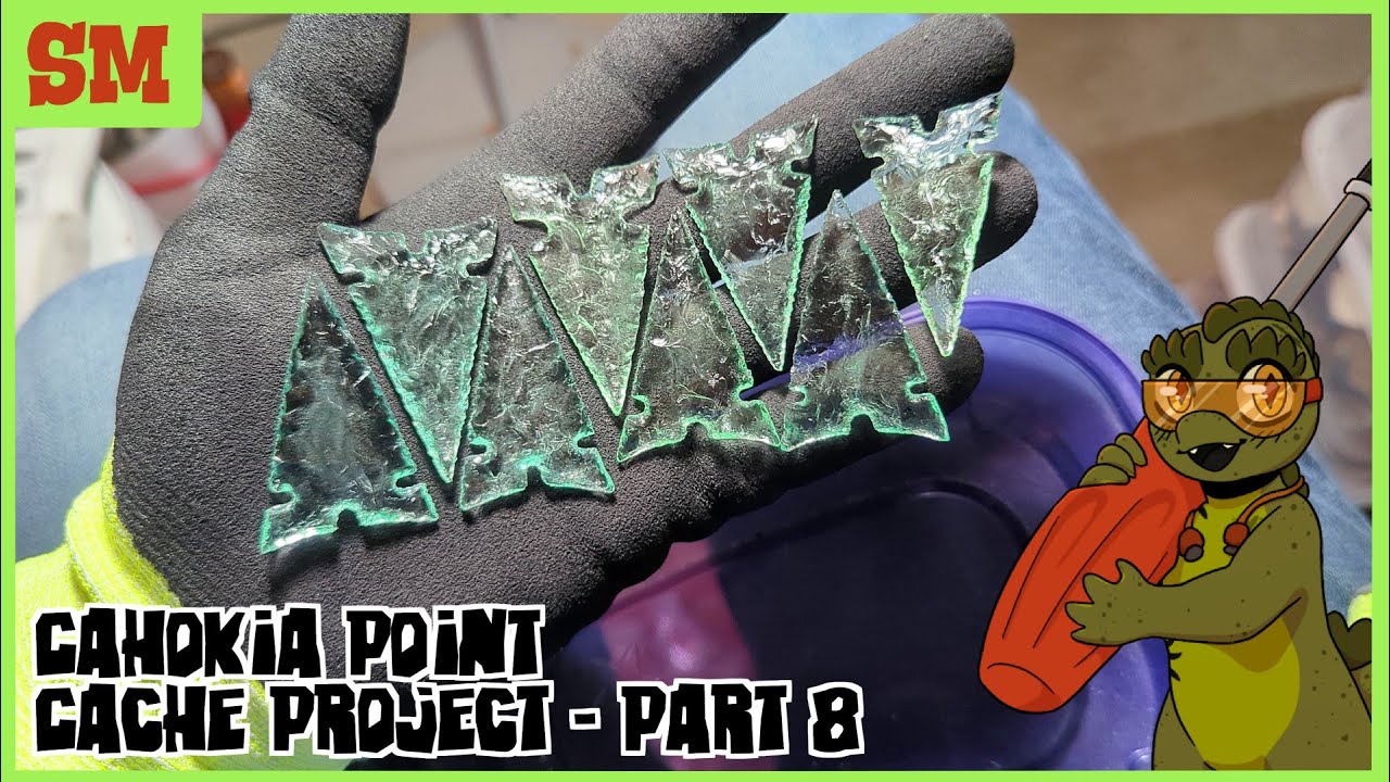 [SM] Cahokia Point Cache Project - Part 8 #flintknapping - YouTube