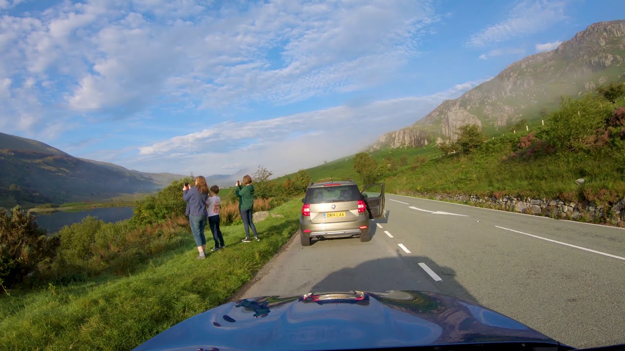 Slow drive through Snowdonia, North Wales in F10 M5 - YouTube