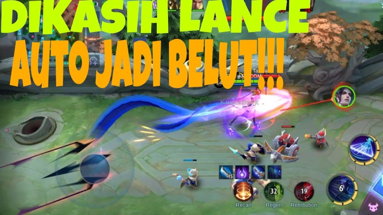PEMULA DI KASIH LANCELOT AUTO GOYANG DI BASE MUSUH!!! MOBILE LEGEND ...