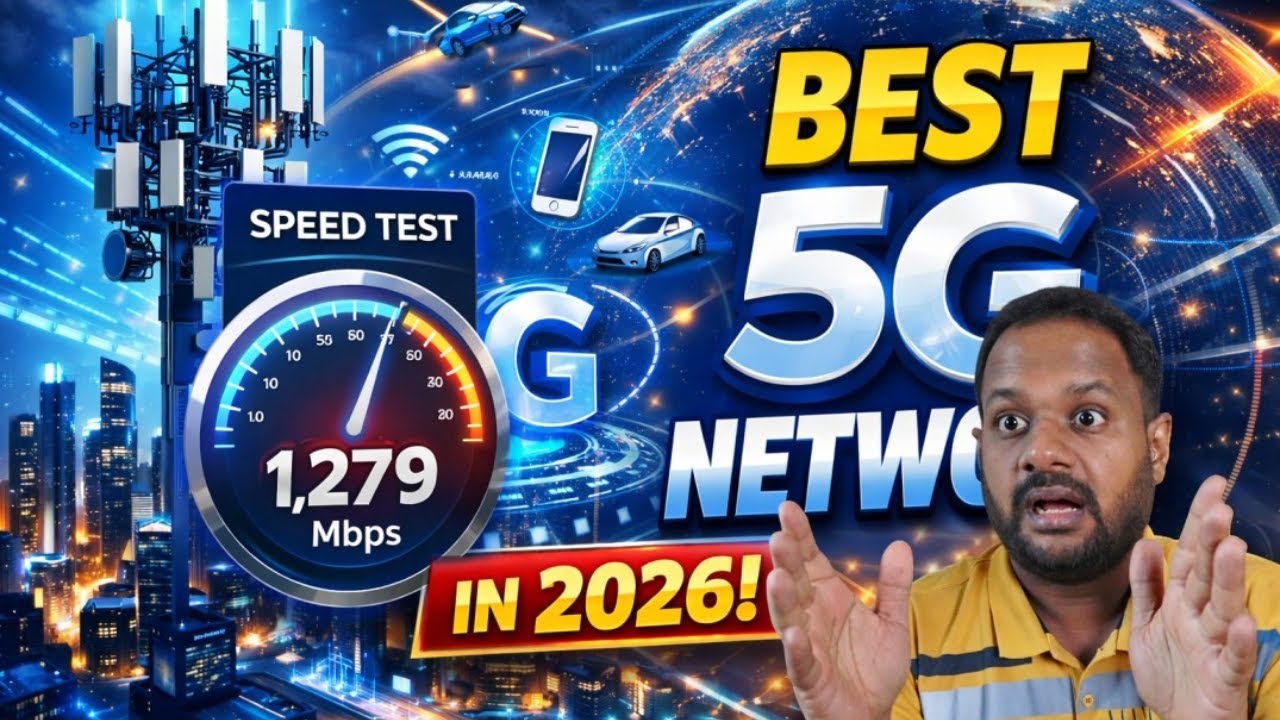 BEST 5G NETWORK IN 2026 ? SPEED TEST COMPARISON BETWEEN - JIO 5G VS ...