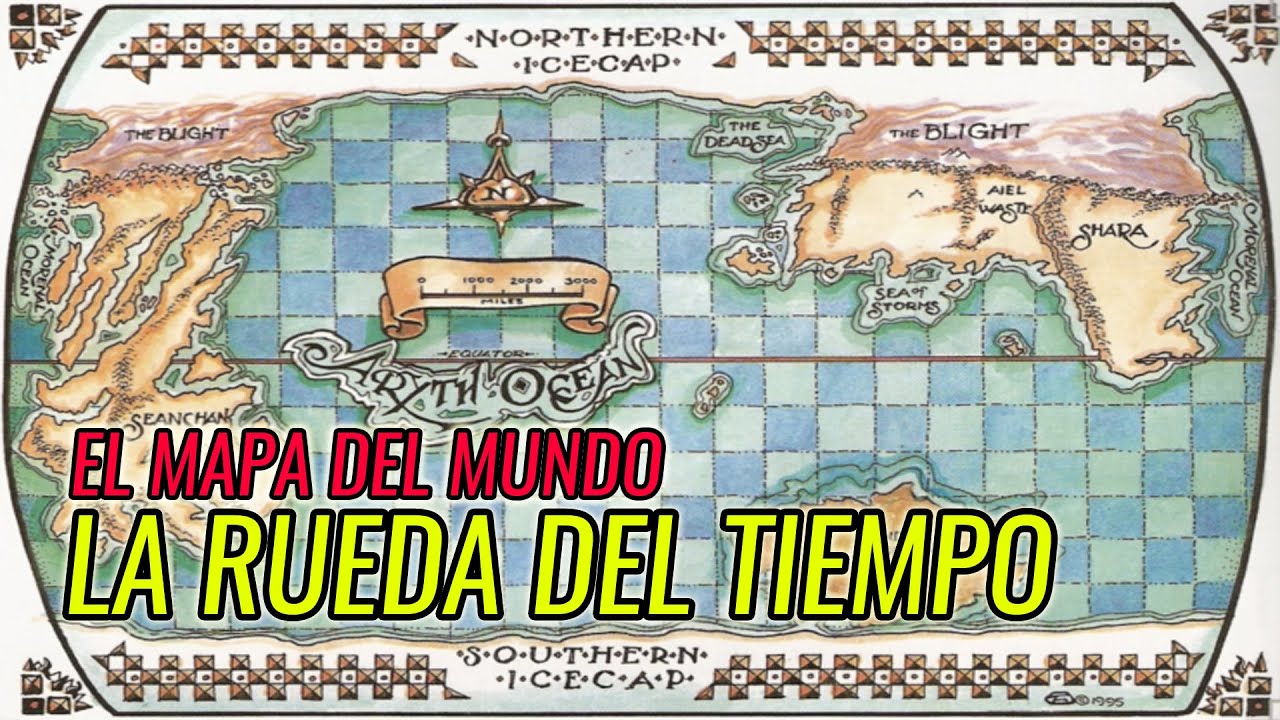 La Rueda del Tiempo, El Mapa del Mundo - YouTube