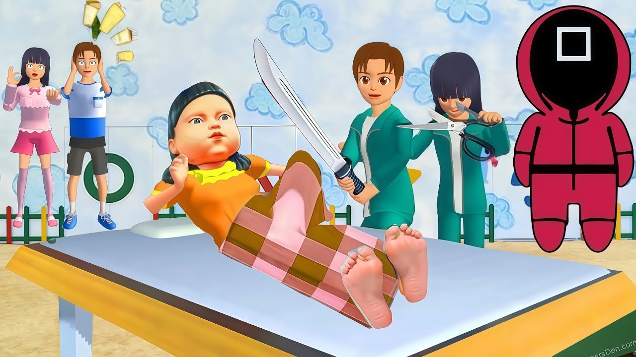 hah! yuta sunat boneka squid game semua pada kaget yuta berani | SAKURA SCHOOL SIMULATOR - YouTube