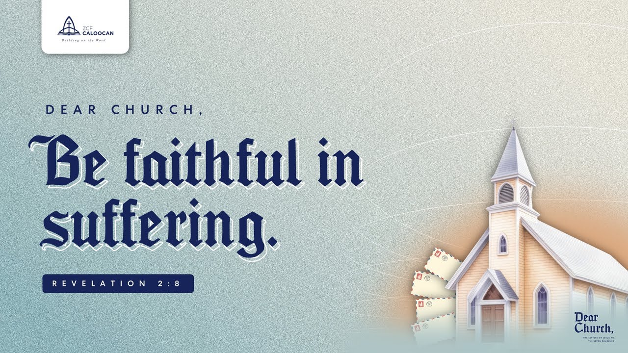 Be Faithful in Suffering (AM Service) - YouTube