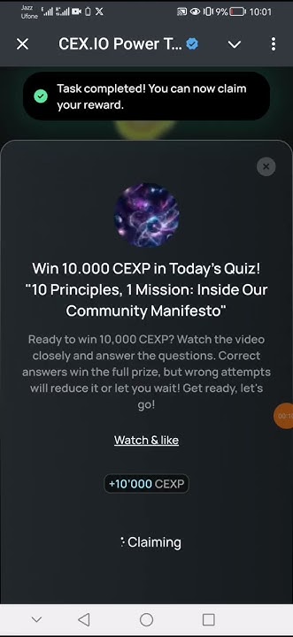 10 principal 1 mission CEX.IO quizzes answers today 5 December CEX.IO #cexio cexio_tap_bot ...