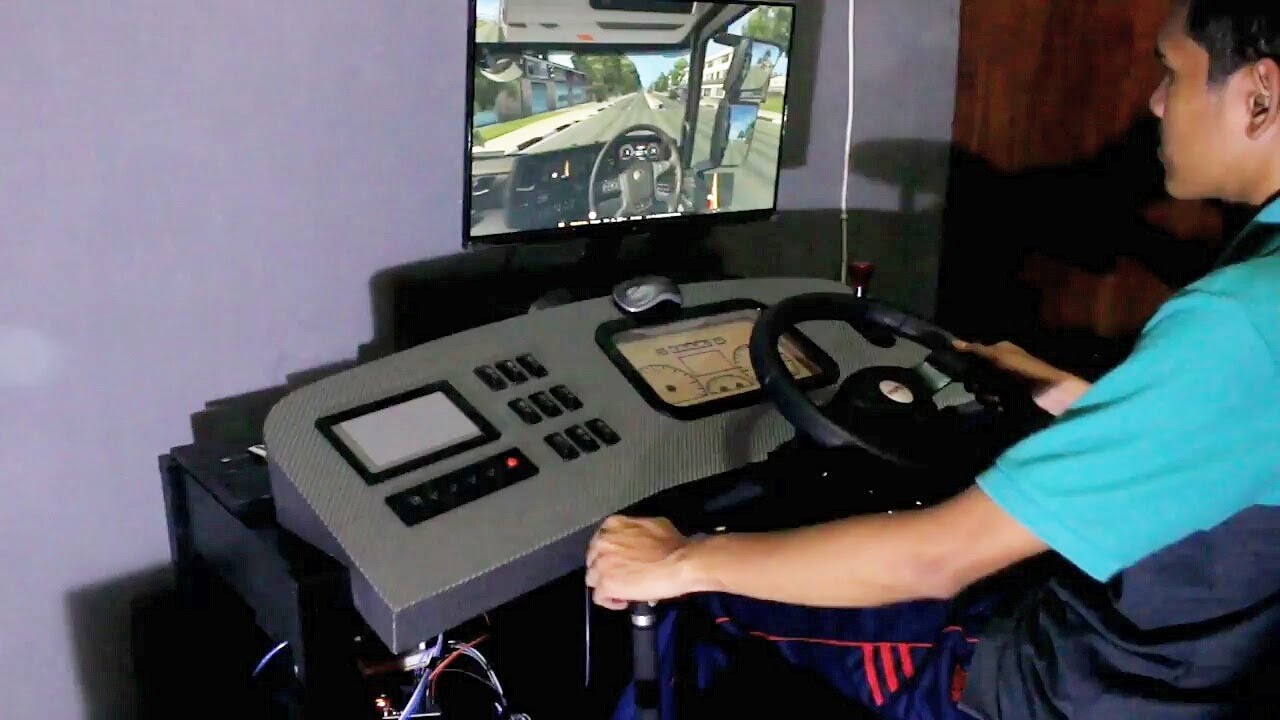 Test DIY Steering Wheel in ETS 2 | ETS 2 Indonesia - YouTube