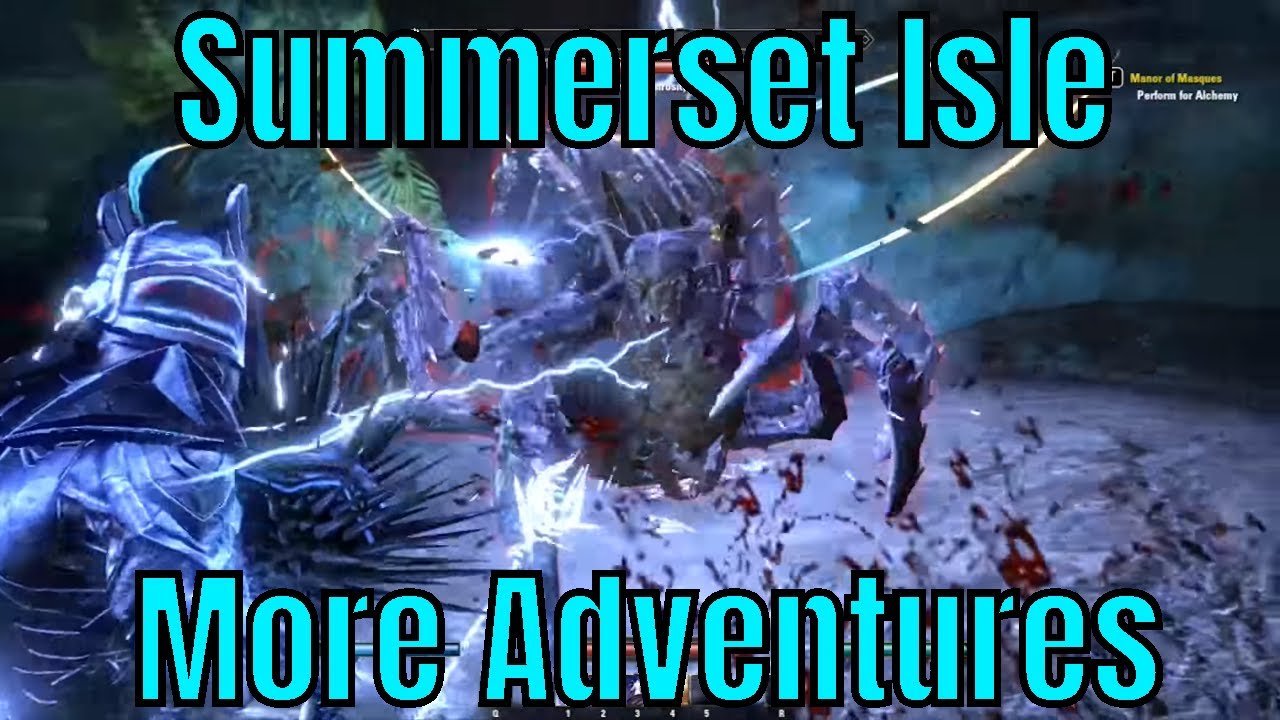 The Elder Scrolls Online: More adventuring in Summerset Isles - YouTube