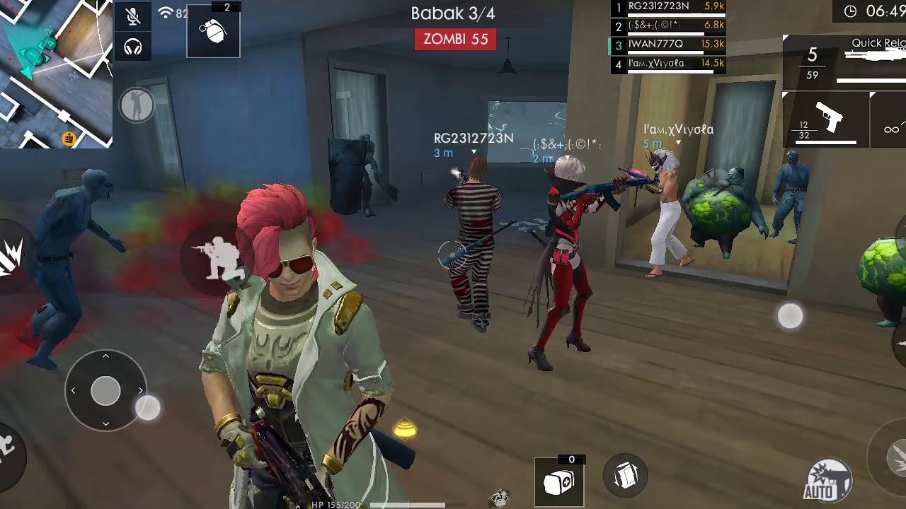 Pertempuran Lawan Zombie Free fire, 17 Oktober 2019 - YouTube