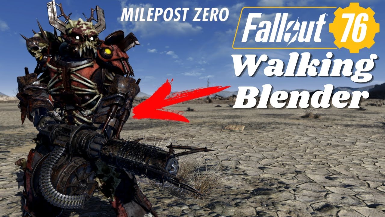 MELT Everything In Your Path With This SHREDDER Build In Fallout 76 ...