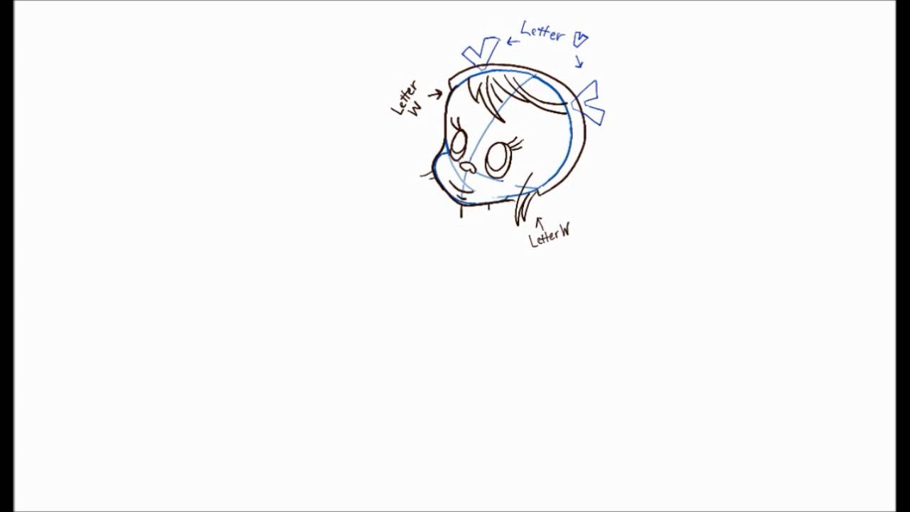 How to Draw Cindy Lou Who from Dr. Seuss - YouTube
