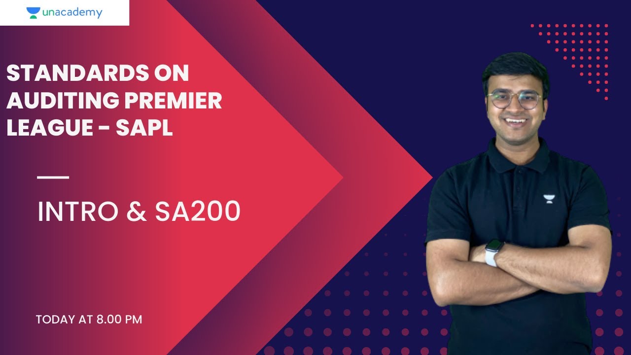 L1 | Introduction and SA 200 | Standard on Auditing Premier league ...