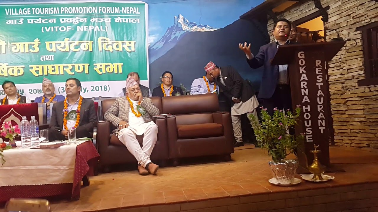 Vitof Nepal: Rabindra Prasad Adhikari , Minister for Culture, Tourism ...