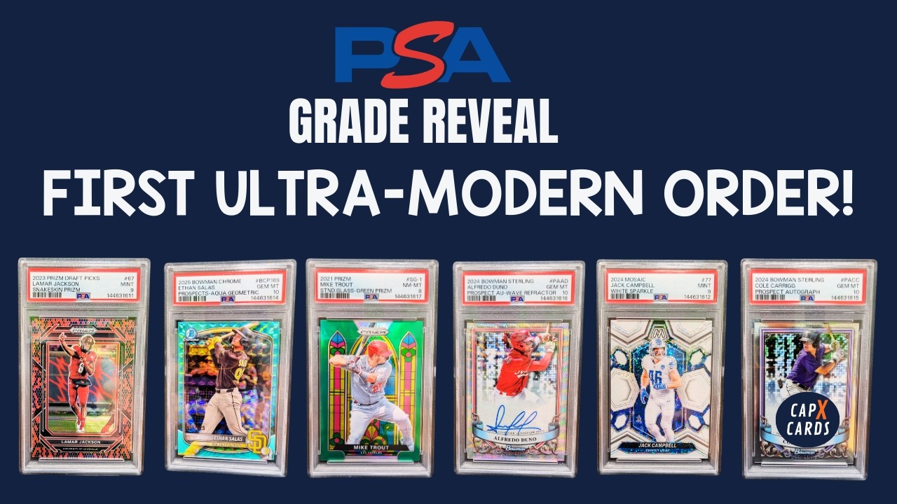 PSA Grade Reveal: My First Ultra Modern PSA Submission - YouTube