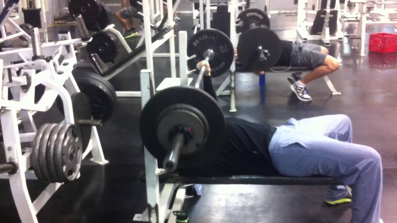 Bench Press - 145 lbs - YouTube
