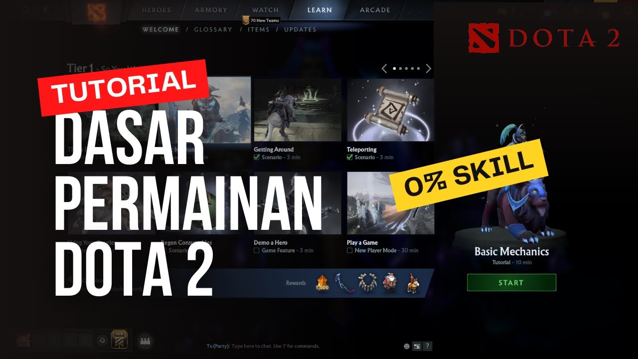 MENAMATKAN Tutorial Dota 2 - Basic Mechanics - YouTube