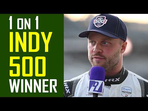 Indy 500 Winner Felix Rosenqvist on Winning the Closest Indy 500 in History