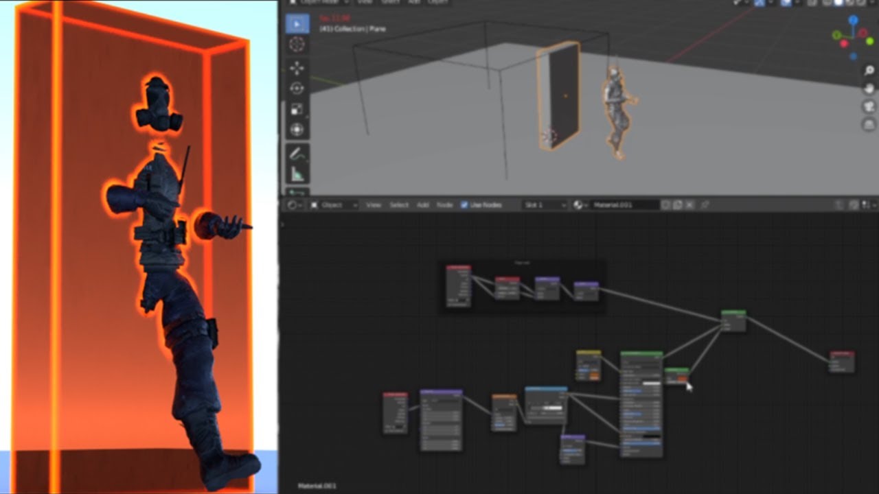 TVA portal effect In blender (Free project file) - YouTube