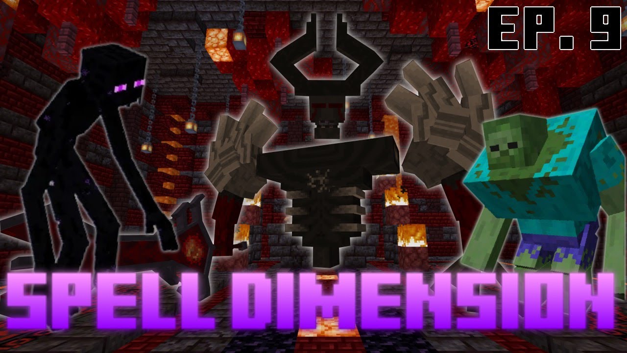 BOSS BATTLE | Minecraft Spell Dimension Ep. 9 - YouTube