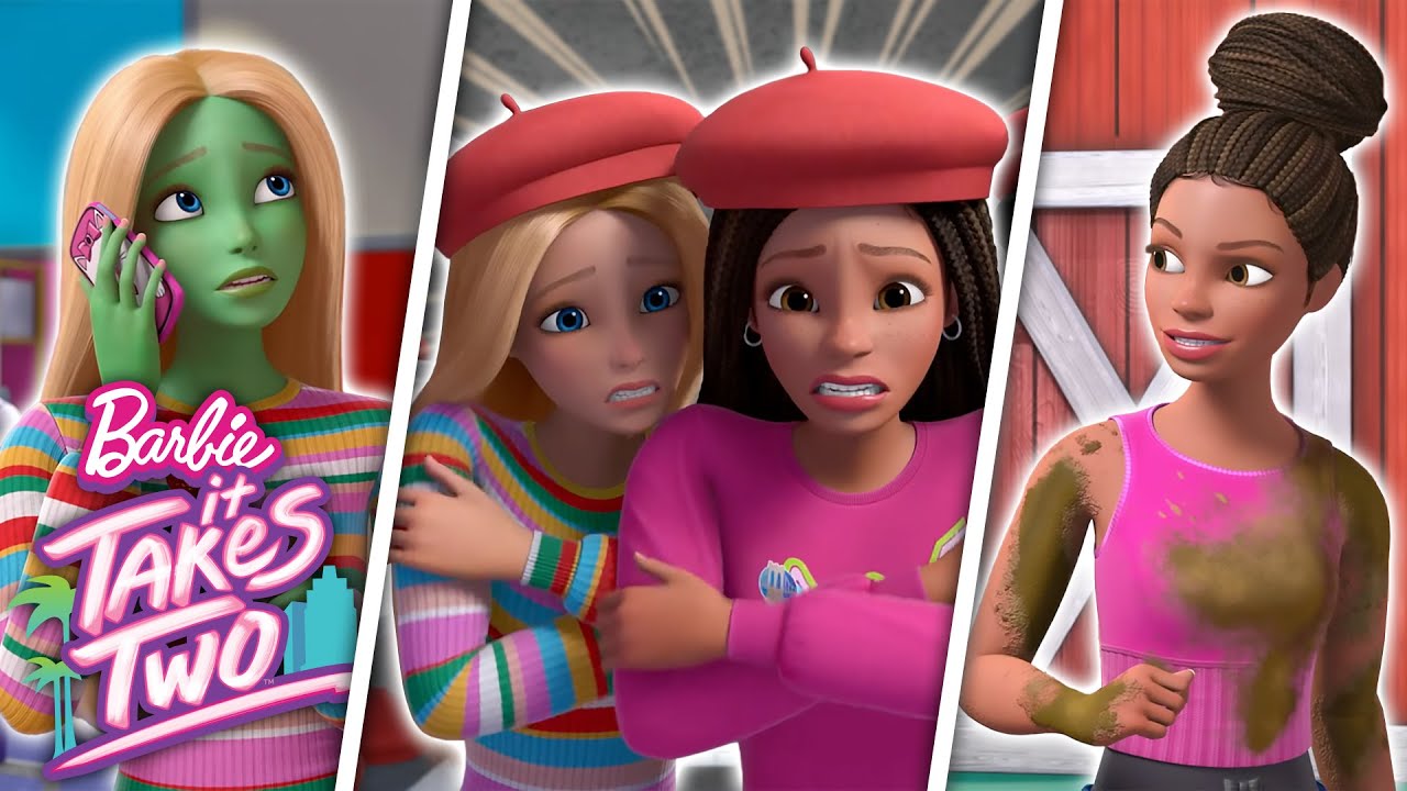 Things Are Getting Messy! | Barbie: It Takes Two | Clips - YouTube