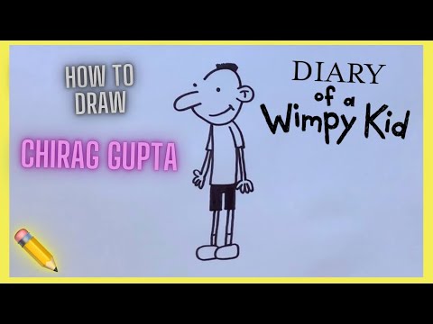 How to draw Chirag Gupta From Diary of a Wimpy Kid ️ - YouTube