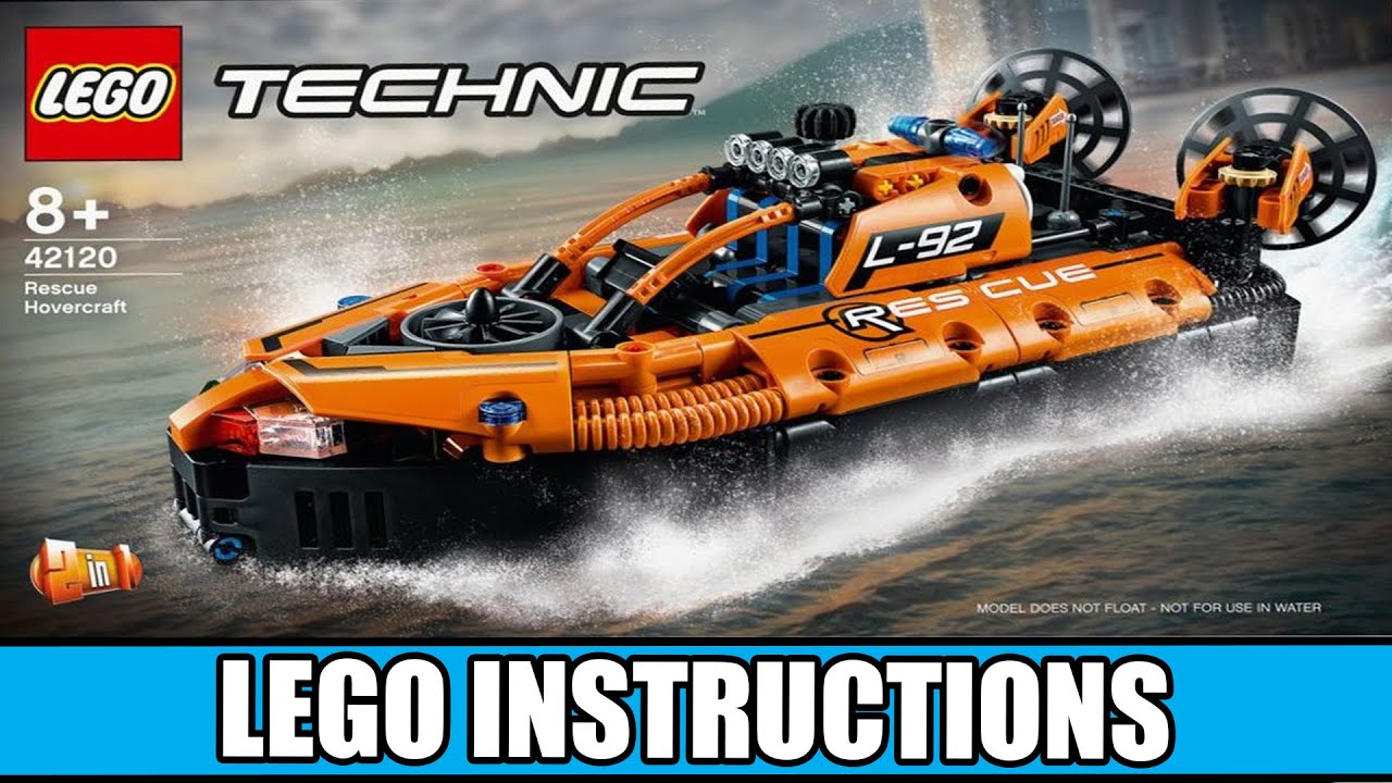 LEGO Instructions | Technic | 42120 | Rescue Hovercraft - YouTube