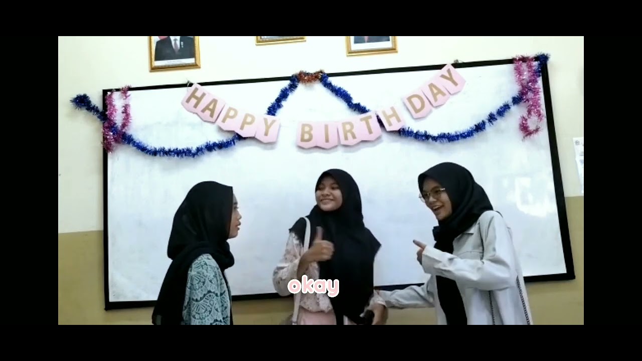 Asking, offering, giving, and refusing help |Tugas drama Bhs.Inggris | Birthday Party - YouTube