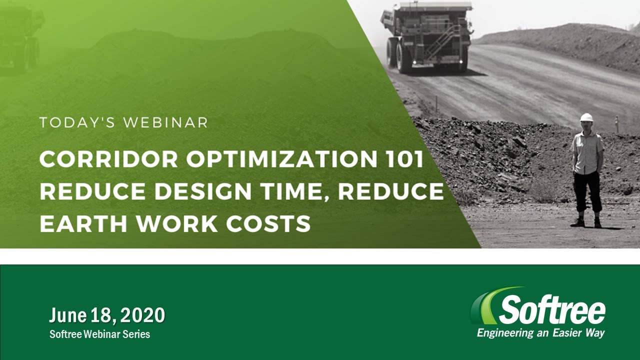 Corridor Optimization 101 Reduce Design Time, Reduce Earth Work Costs - YouTube