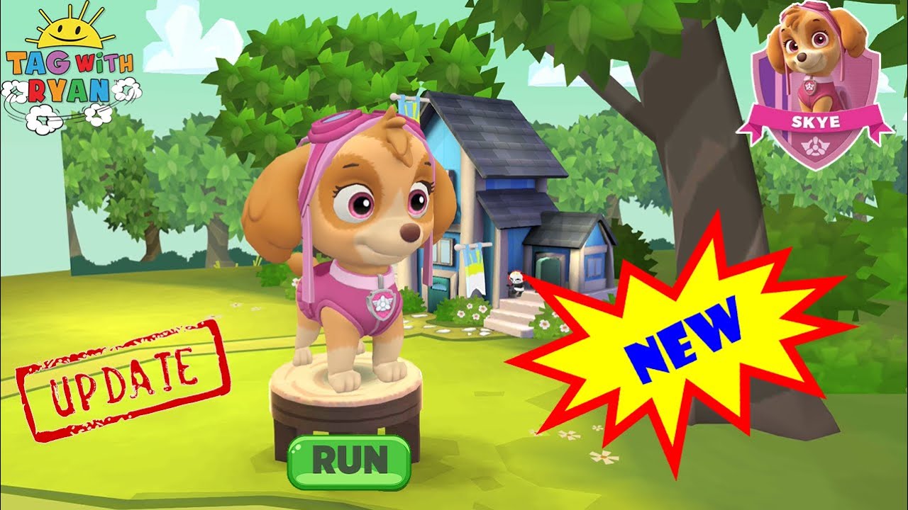 Tag with Ryan - New Character Unlocked from PAW Patrol SKYE UPDATE ...