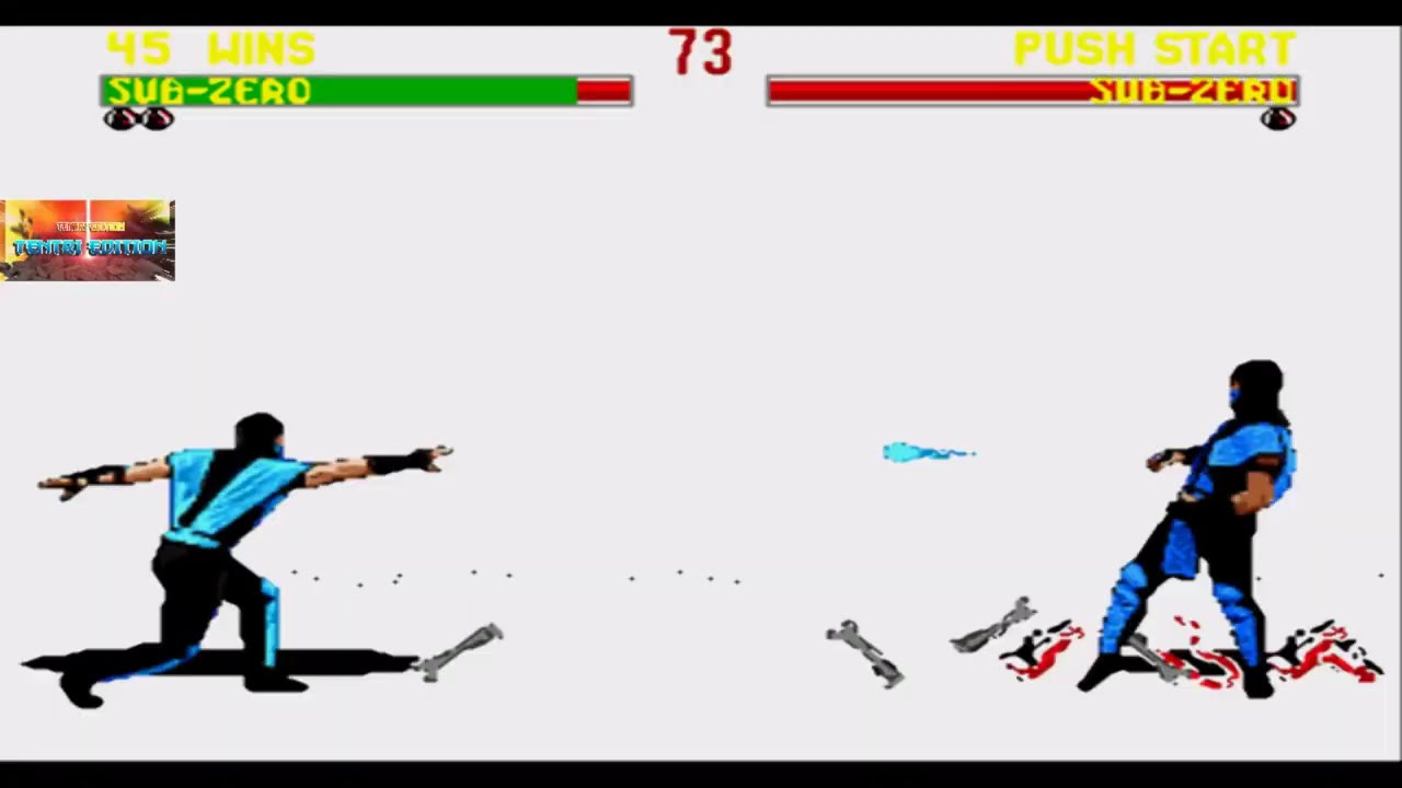 MK2 - NEW! Fatalitys - Sub Zero - Sega Genesis/Megradive. - YouTube