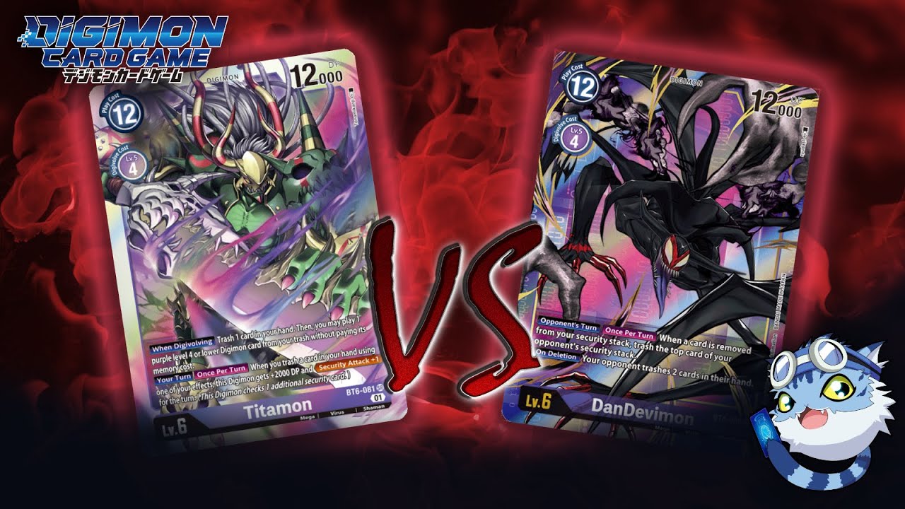 Titamon Discard Turbo vs Dandevimon - BT6 Digimon TCG Match - YouTube