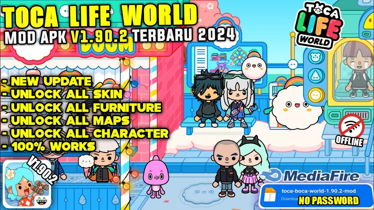 Toca Life World Mod Apk V1.90.2 Terbaru 2024 - All Unlocked & No ...
