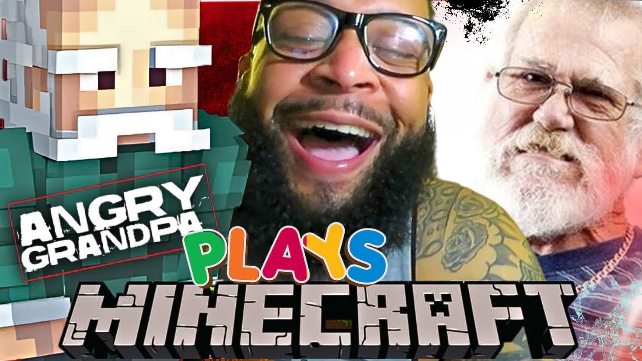 Grandpa Plays Minecraft | REACTION !!! - YouTube