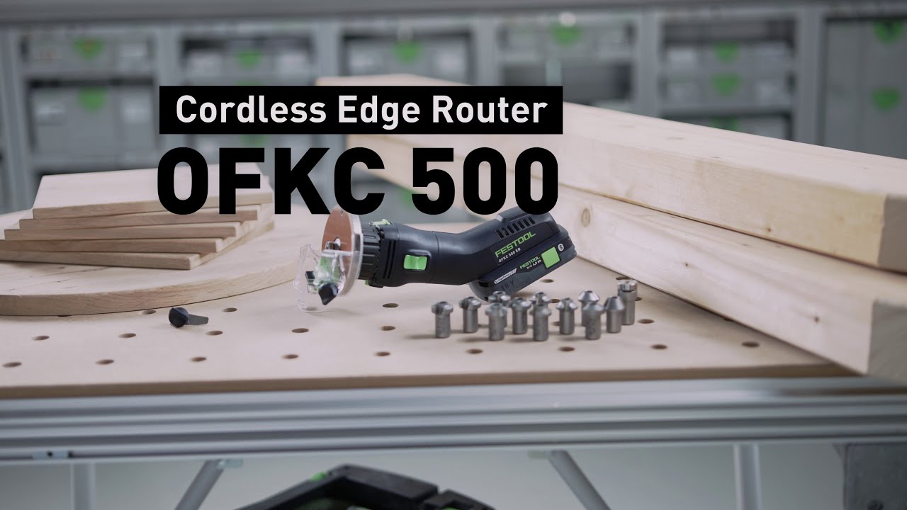 Cordless Edge Router OFKC 500 (available from September 2025) - YouTube