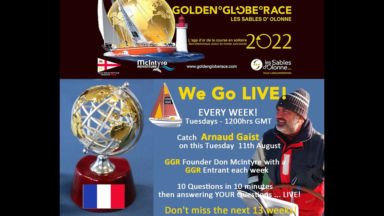 GGR Entrant Live interview NO. 13 with French Entry Arnaud Gaist 11/08 ...