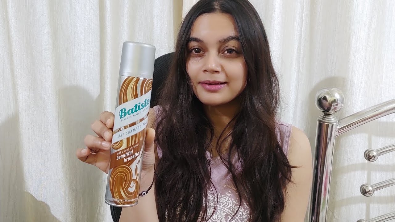 Batiste Dry Shampoo for medium brown hair review - YouTube