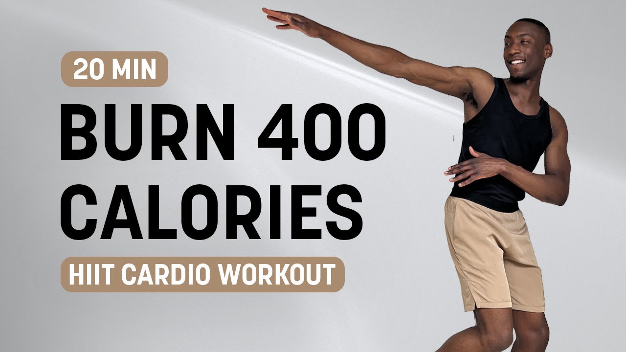 BURN 400 Calories with this 20 Minute HIIT Cardio Workout | Weight Loss ...