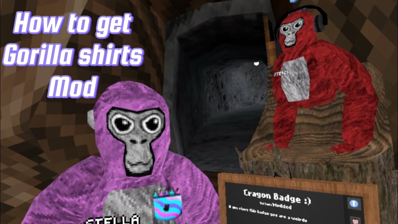 How to get gorilla shirts mod - YouTube