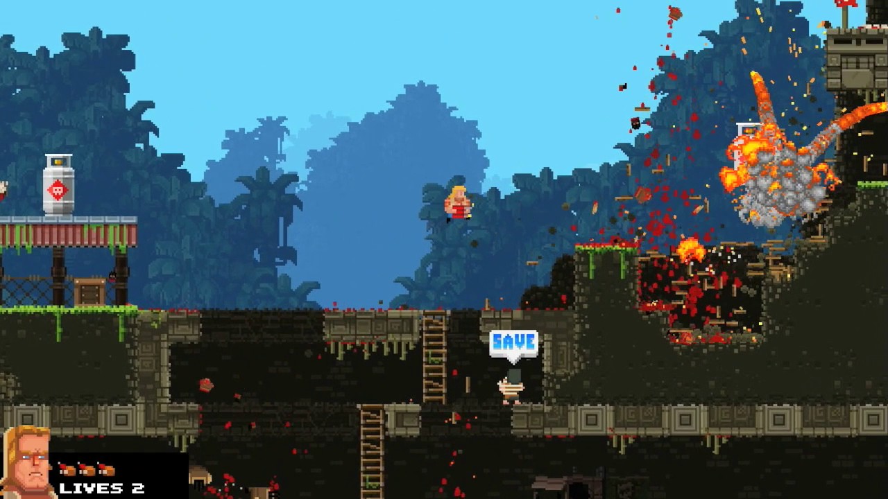 Broforce Campaign level 2 . 2 - YouTube