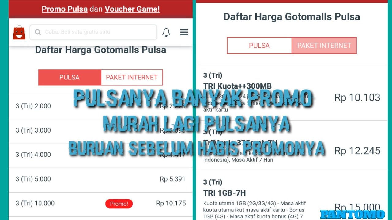 Tempat pembelian pulsa yang banyak promo/diskon 2022 - YouTube