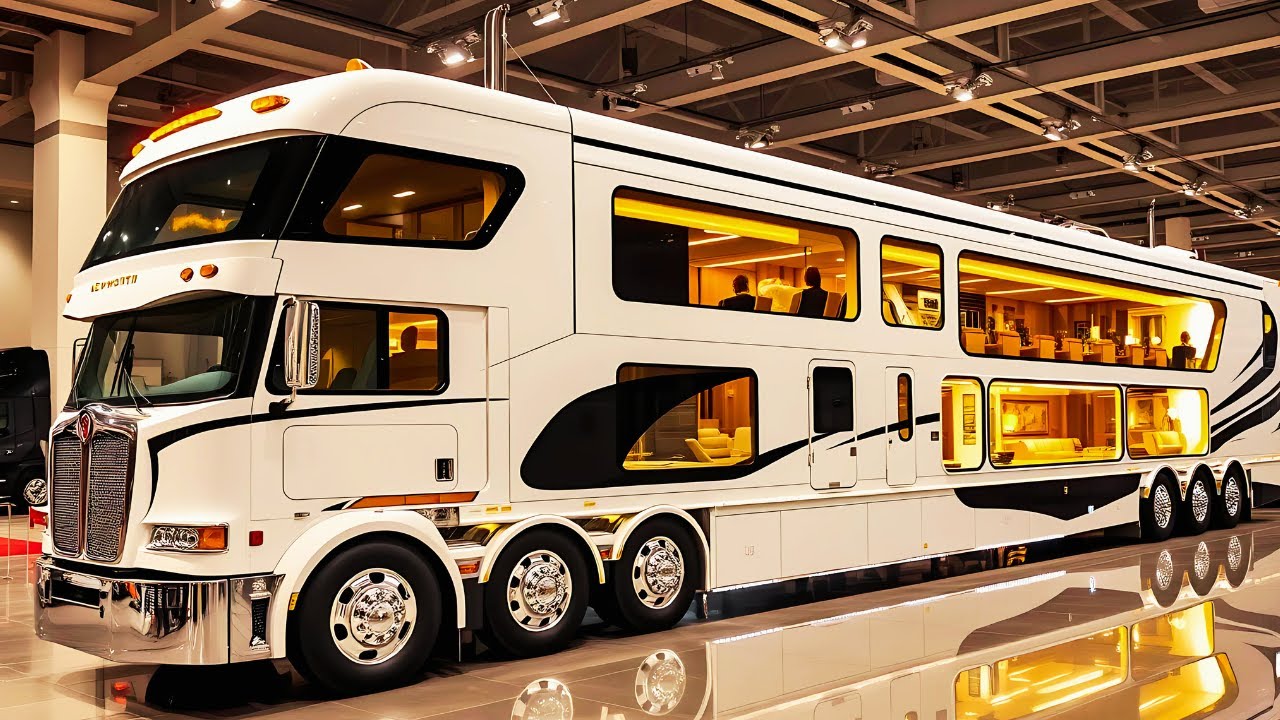 Kenworth Double-Decker Semi Truck Transformed into a Luxury Home – A ...