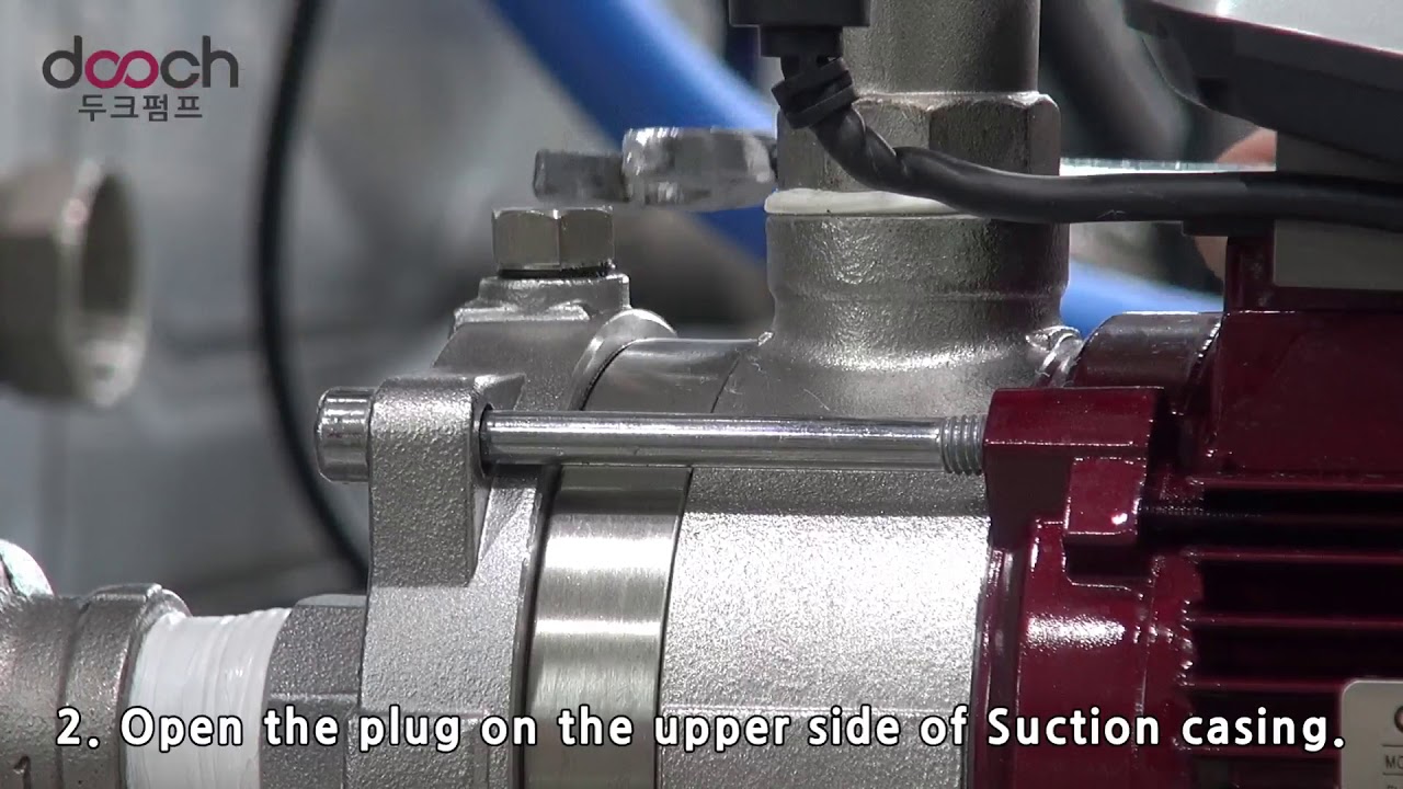 How to vent the air from Horizontal Multistage Pump - YouTube