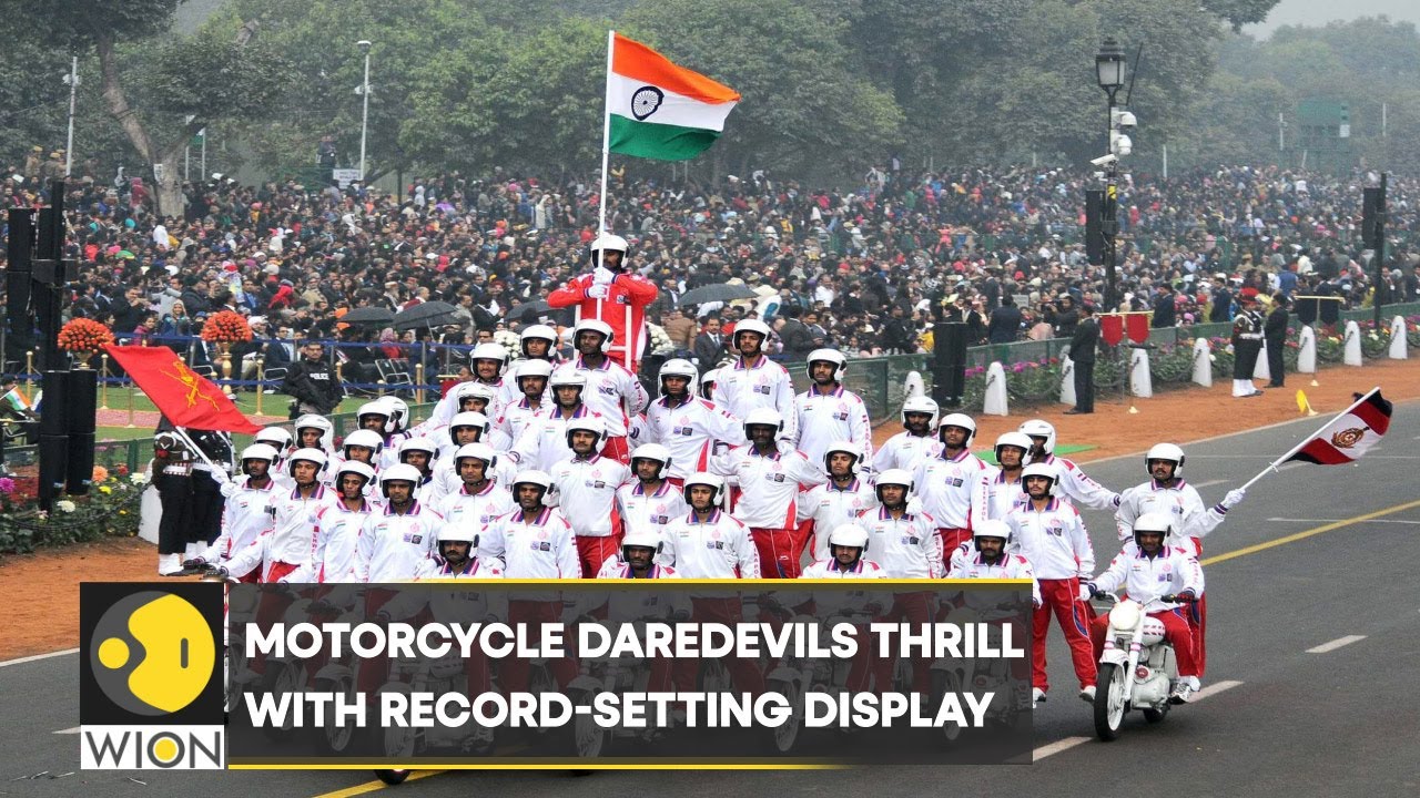 India's 74th Republic Day: Motorcycle Daredevils thrill with record ...