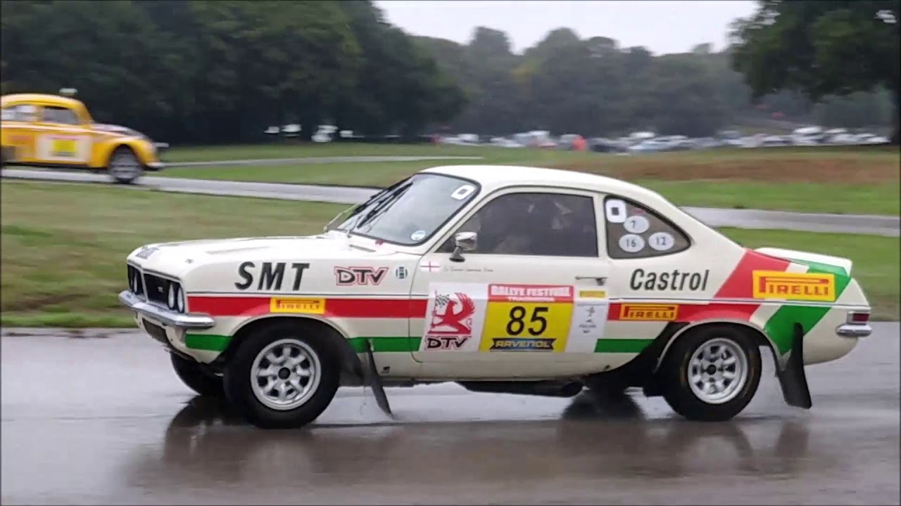 Vauxhall Firenza rally car chewing up the tarmac #SkyriderTv - YouTube