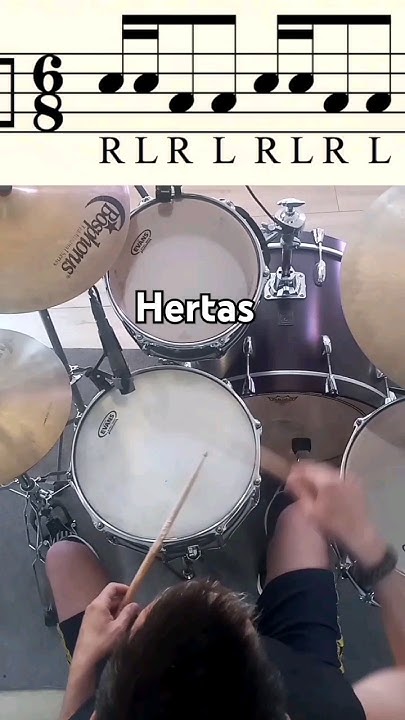 Hertas on the drum set #herta - YouTube