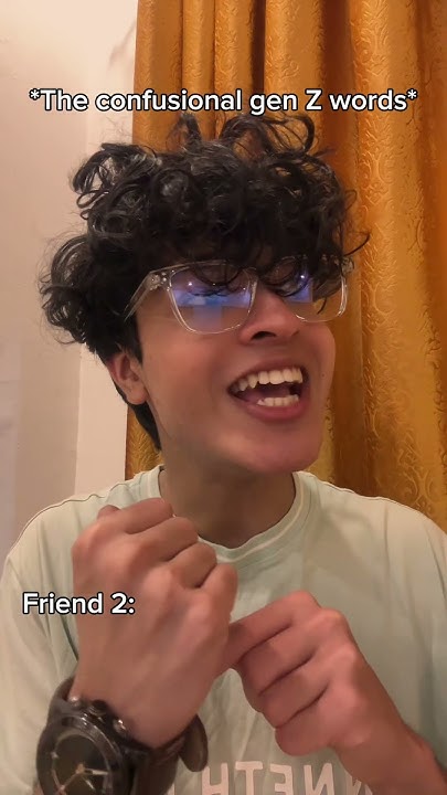 Pov the confusional gen Z words #shorts - YouTube
