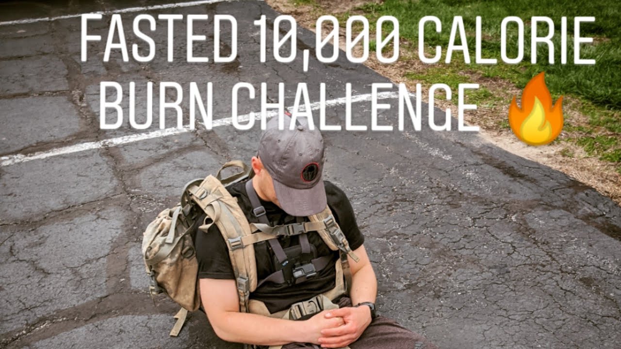 FASTED 10,000 Calorie Burn Challenge - YouTube